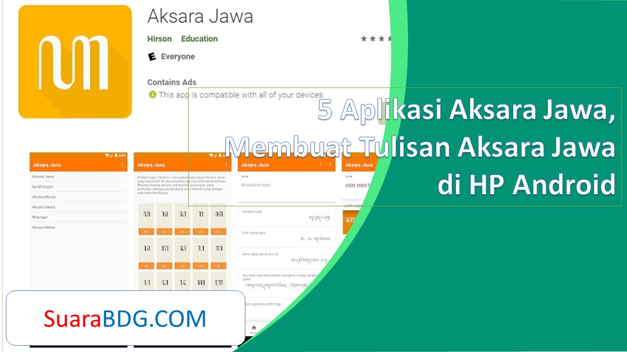 5 Aplikasi Aksara Jawa, Membuat Tulisan Aksara Jawa di HP Android ...
